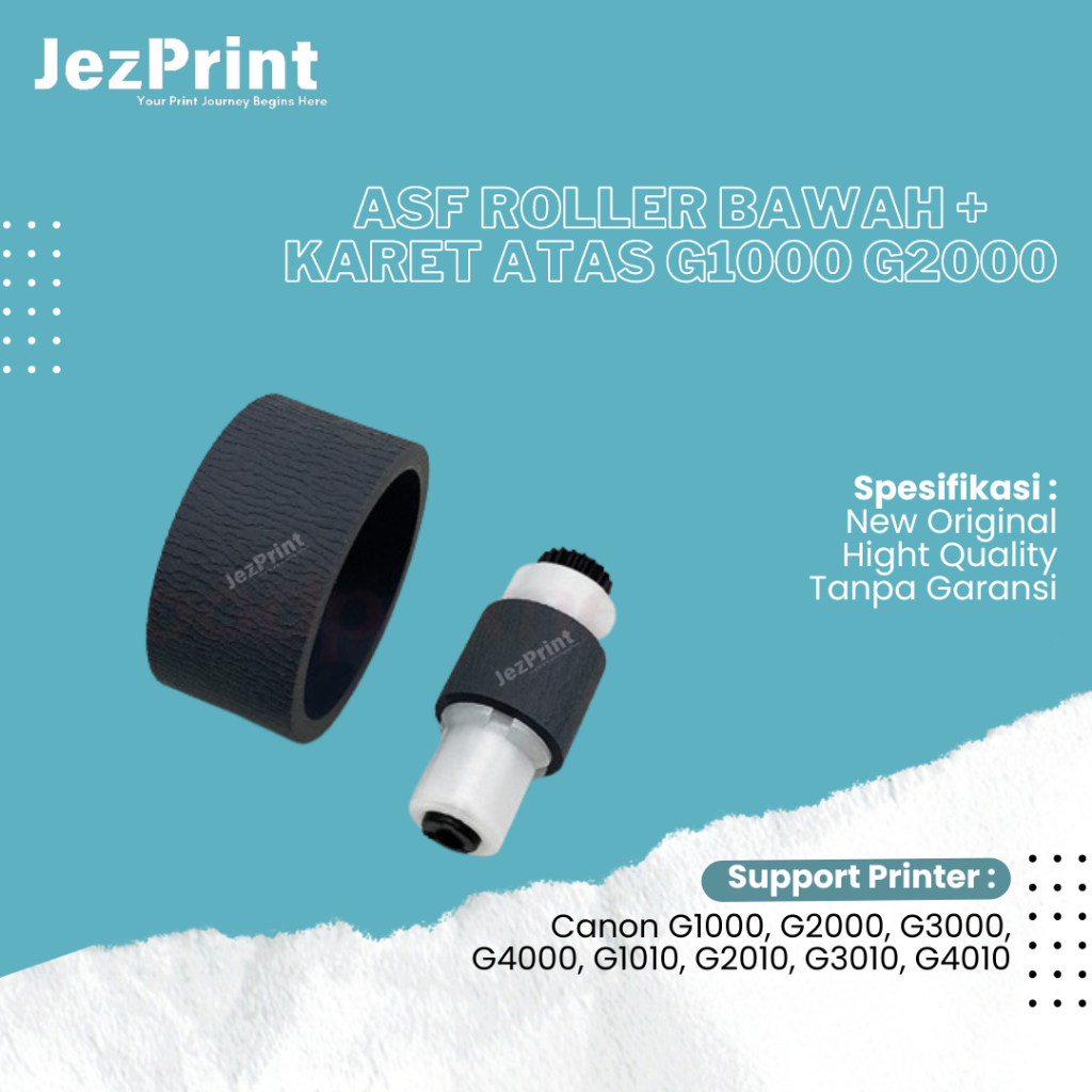 Asf Bottom Roller plus Upper Rubber Canon G1000 G2000 G3000 G4000 Pick ...