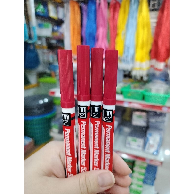 MERAH Snowman Marker 520 Red (1 pc) | Shopee Malaysia