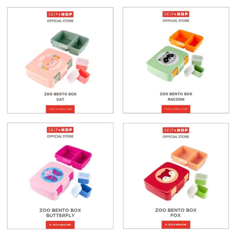 Skip Hop Zoo Bento Box - Children's Meal Container | Shopee Malaysia