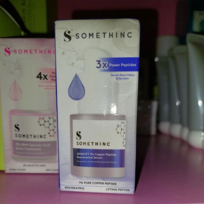 Somethinc SKINLIFT 1% Copper Peptide Resveratrol Serum 20ml | Shopee ...