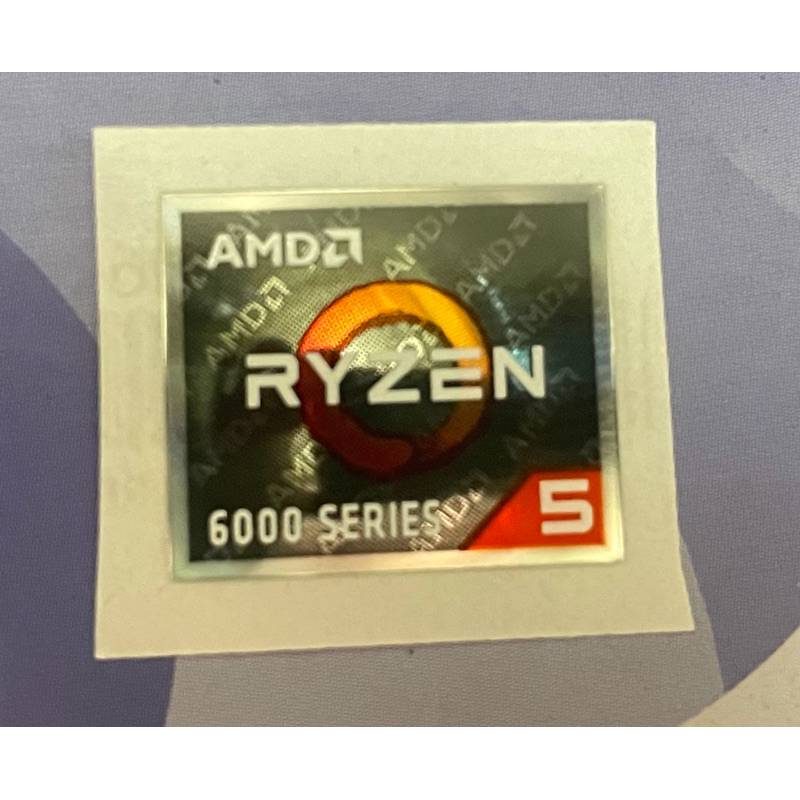 Original AMD Ryzen 5 6000 Series gen6 logo Sticker | Shopee Malaysia