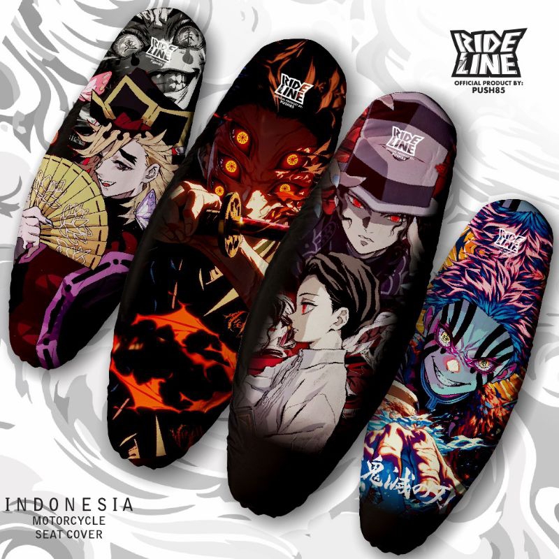 Rideline Demon Slayer - kimetsu no yaiba Motorcycle seat cover anti Cat ...