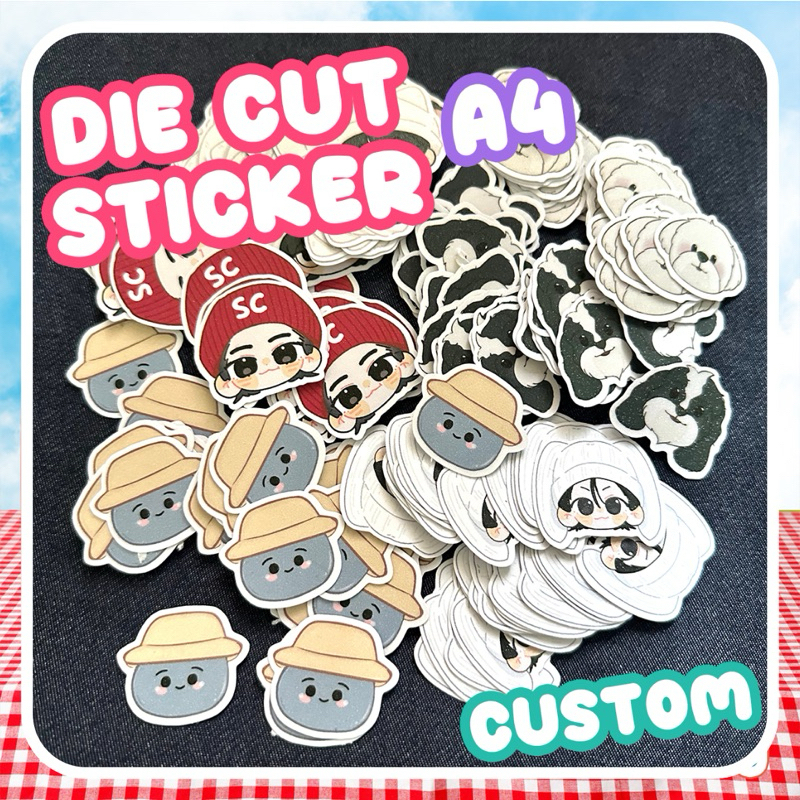 Die CUT STICKER CUSTOM A4 | Shopee Malaysia