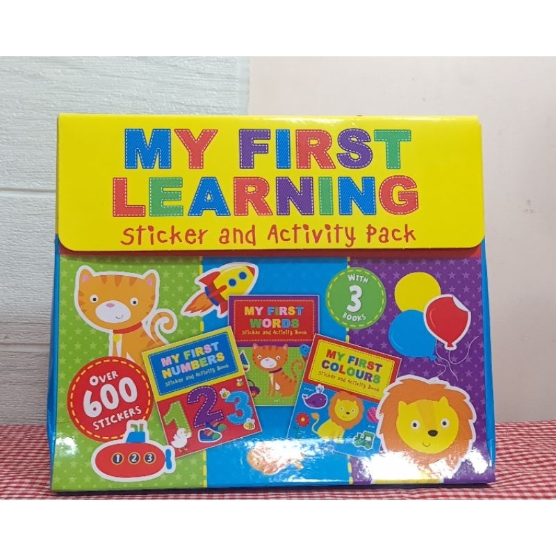 My First Learning Stickers & Activity Pack | Shopee Malaysia