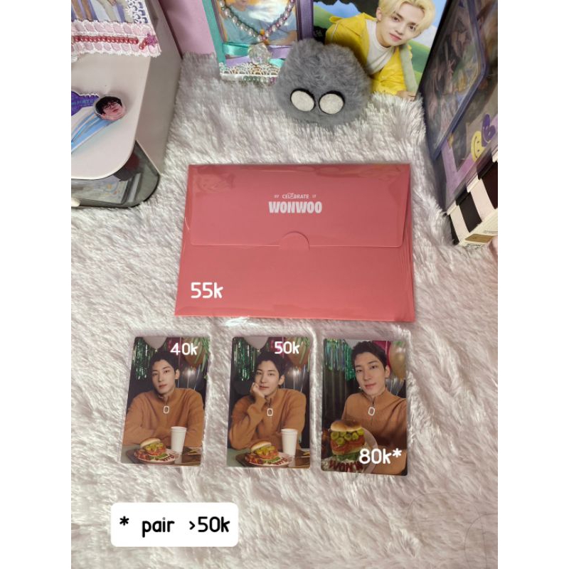Seventeen JEON WONWOO BDAY BIRTHDAY BOX VERSION 3 VER 3 PC PHOTOCARD PHOTO CONCEPT INVITATION ...