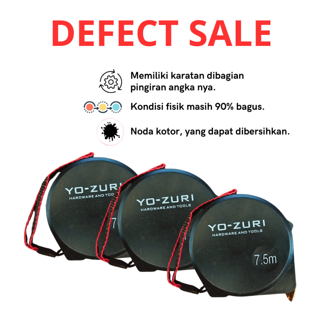 Defect hand meters all sizes | Yozuri meter | Shopee Malaysia
