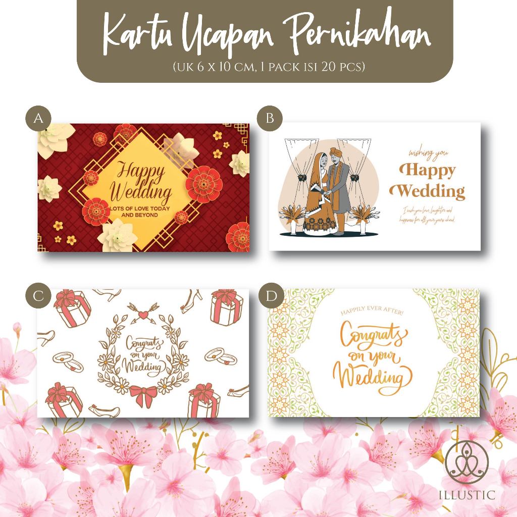 Angpao Wedding Greeting Card Happy New Life | Shopee Malaysia