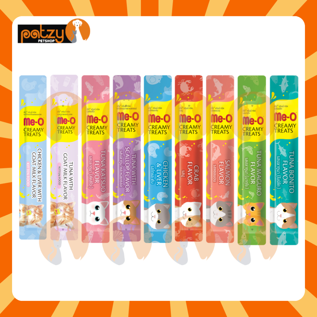 Meo CREAMY CAT SNACK 15GR ALL VARIAN (1 PC) | Shopee Malaysia