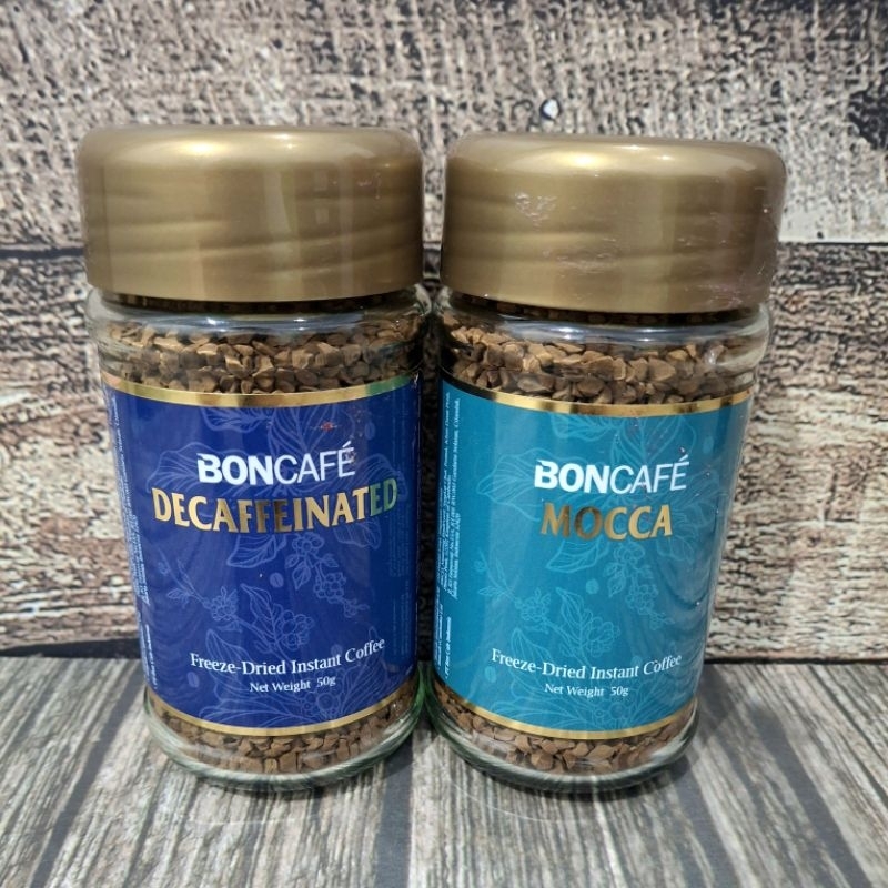 Boncafe Coffee Decaffeinated & Mocca Package 50 gr (powdered Coffee ...