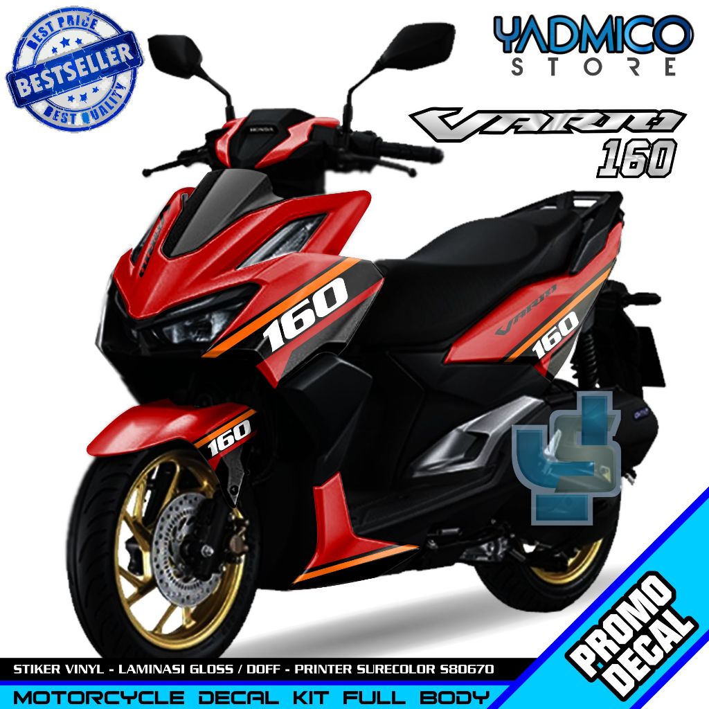 Vario 160 Full Body Decal - Vario 160 Full Body Sticker - Vario 160 ...