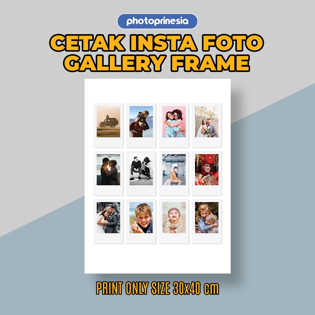 Photoprinesia - Print Insta Photo Gallery Frame 30x40 (Print Only ...