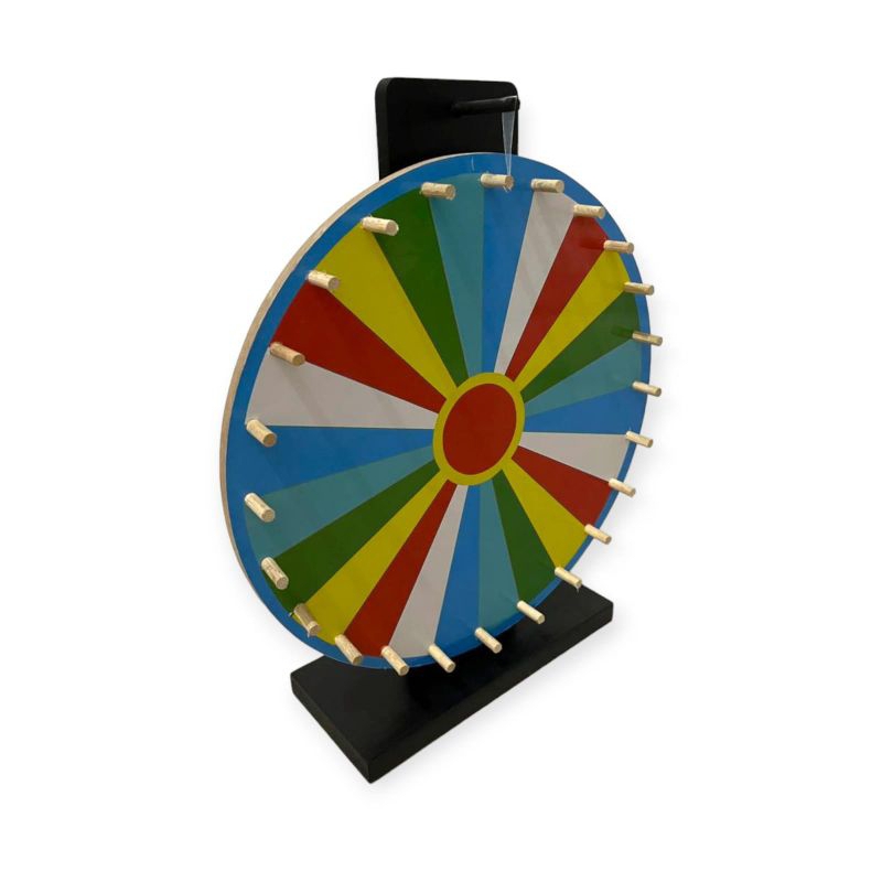 Children's Educational Toy Color Circle Wheel Of Fortune Spinning Wheel ...
