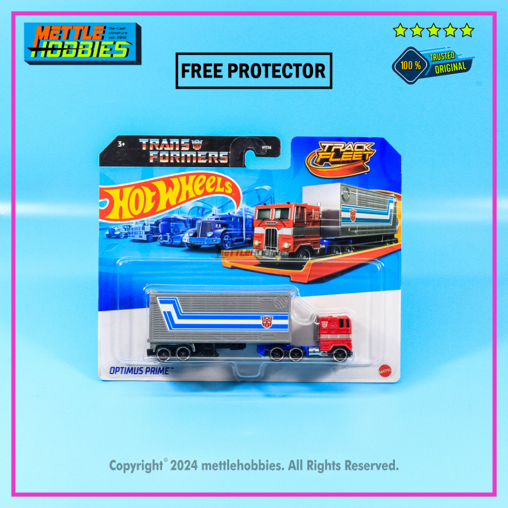 Hot Wheels Track Fleet Truck Trailer Transformer Optimus Prime Diecast ...
