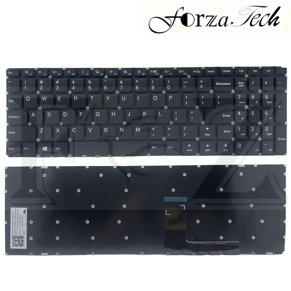 HITAM TOMBOL Laptop Keyboard IDEAPAD 110 15IBR 110 15AST 110 15ACL 110 ...