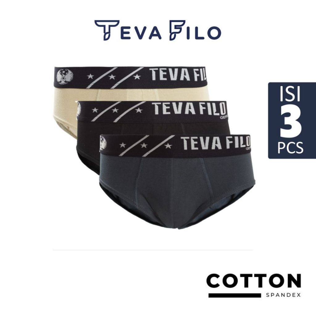 Teva FILO panties 906 TRIANGLE (1 pack contains 3 pcs) | Shopee Malaysia