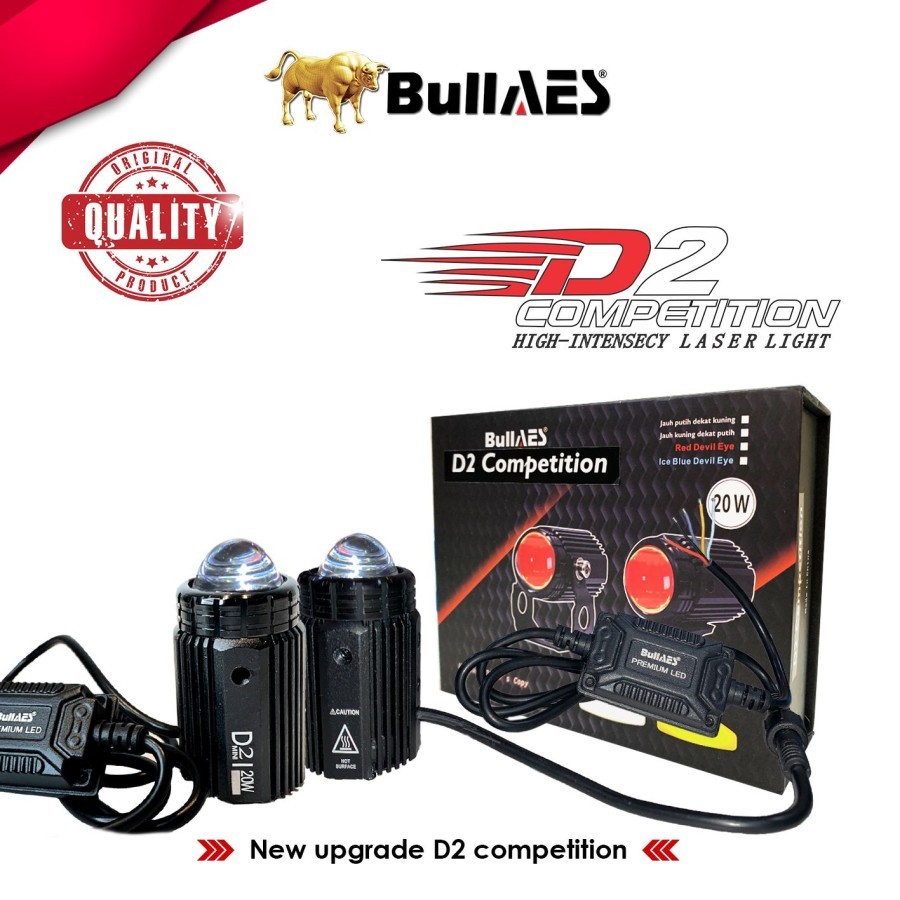 D2 PRO LASER LAMP 20 WATT MINI PROJIE BULLAES DEVIL EYE vario aerox ...