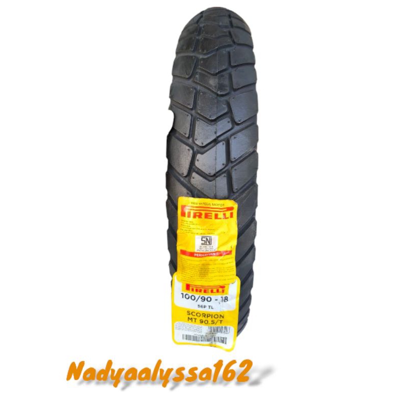Pirelli Tires 100/90-18 TUBELESS 100 90 RING 18 SCORPION TRAIL II Can ...