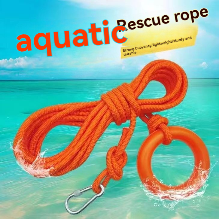 Water life rope professional floating rope rescue boat with life buoy ...