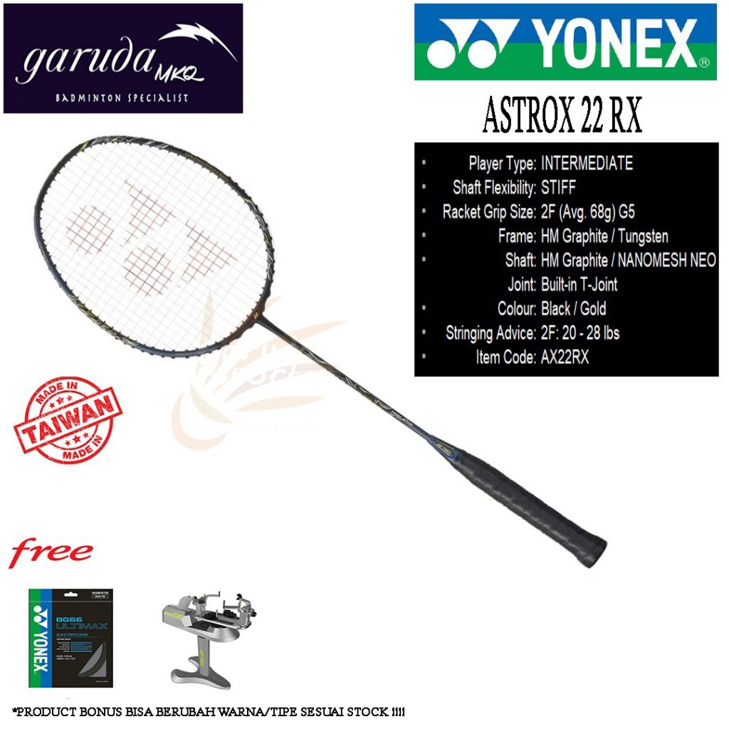 Yonex Astrox 22RX Badminton Racket / yonex Astrox 22 RX / yonex AX 22 ...