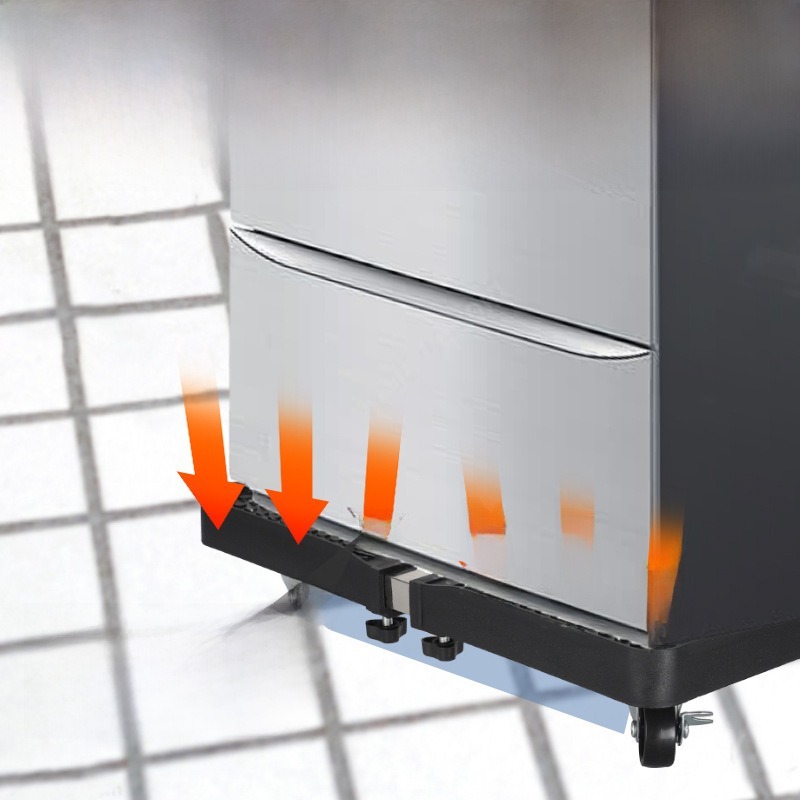 MESIN Iron Fridge Wheel Legs Fridge Wheel Placemats Fridge Wheel Legs ...