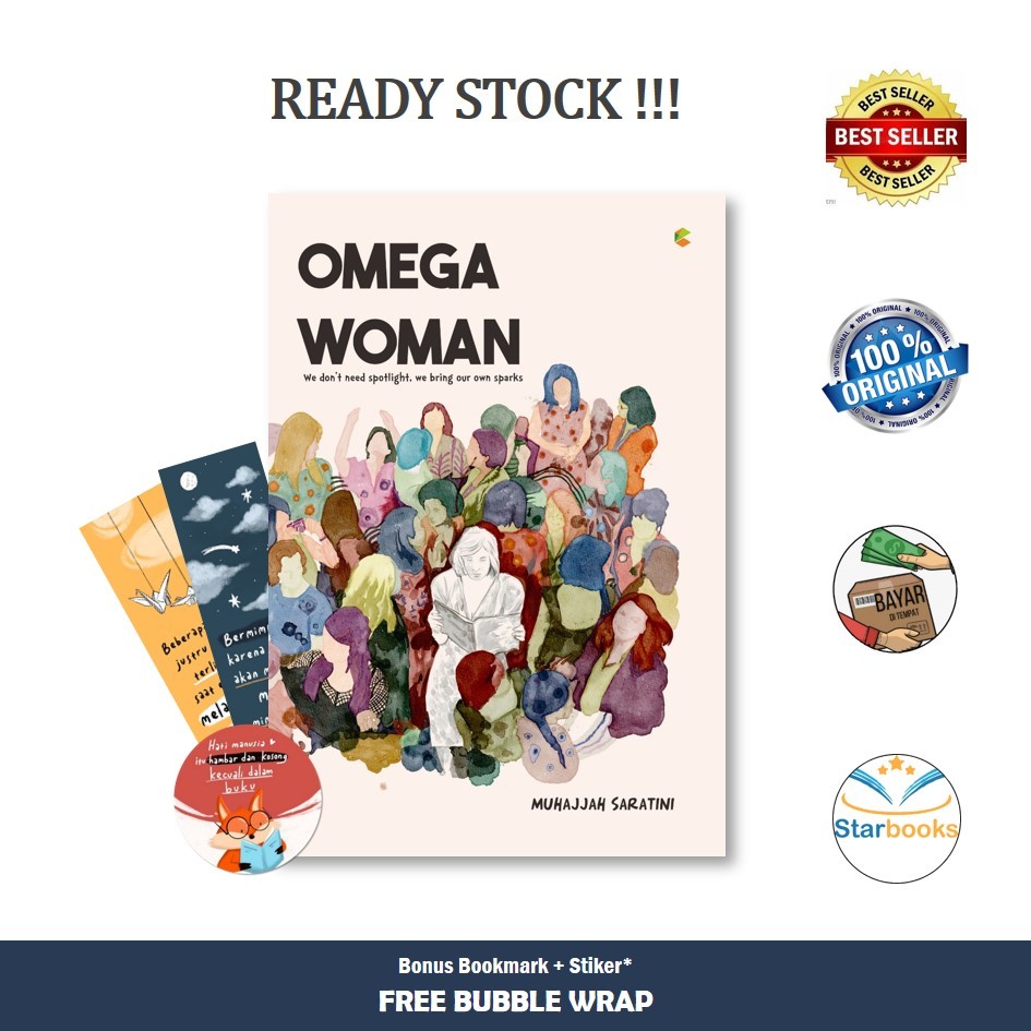 Omega Woman Book by Muhajjah Saratini - C-Click (Motivation) | Shopee ...