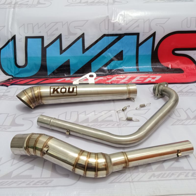 1 set Super open Kou Mahachai open Spec pipe 51mm for Tmx 125 155 Rusi ...