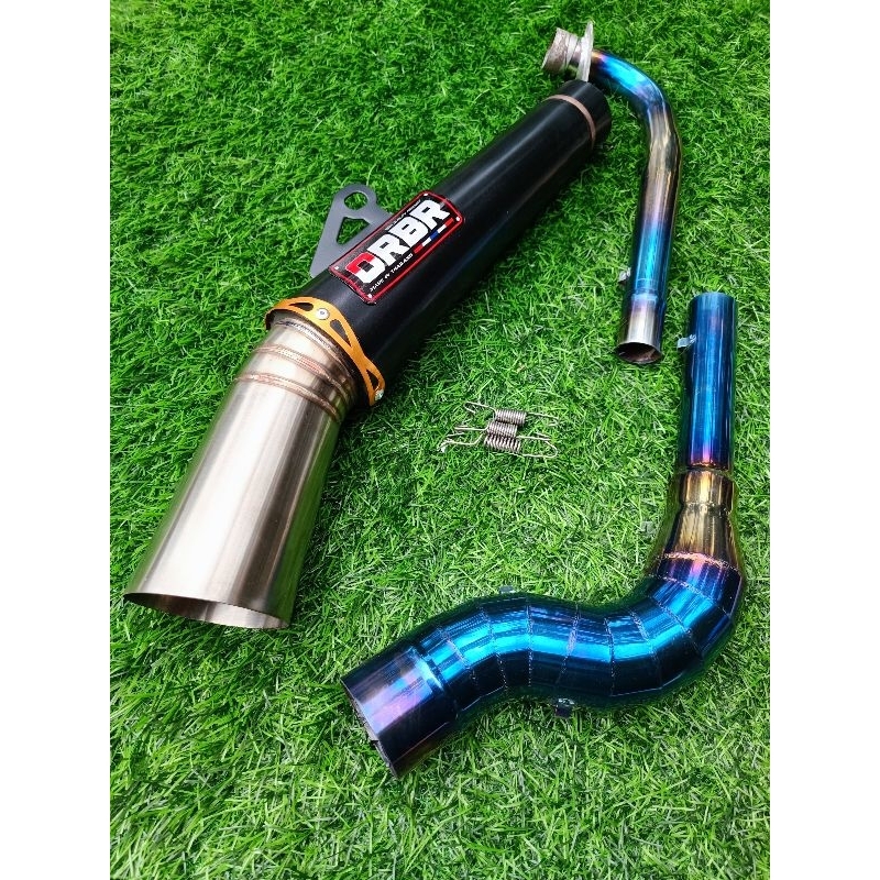 Orbr Black Bluemoon pipe canister conical open specs exhaust pipe for ...