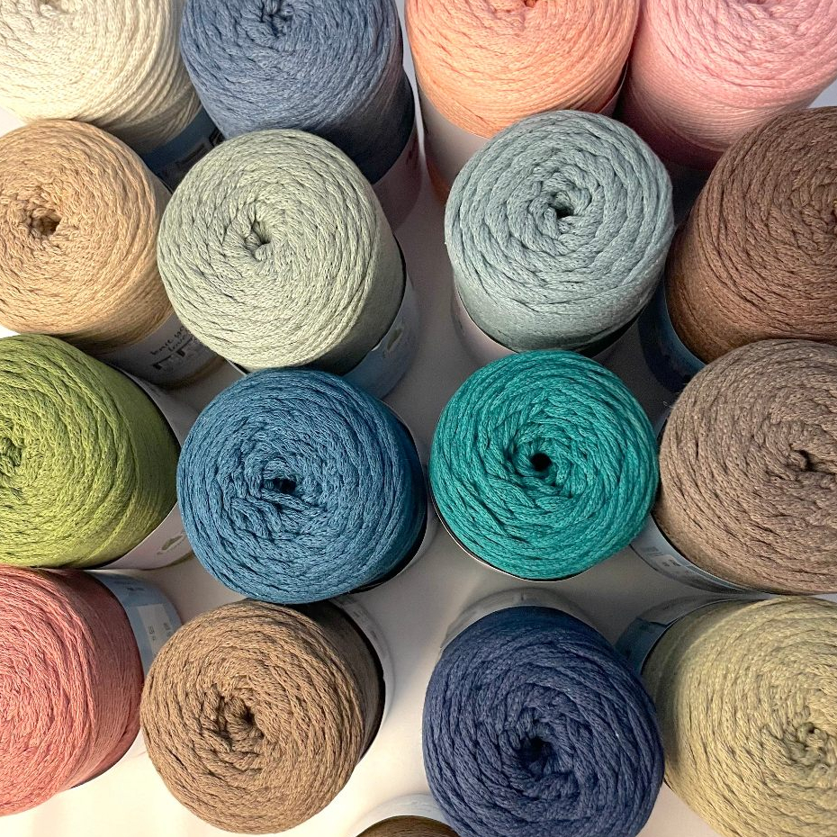 KATUN 2mm cotton macrame rope Knitting Yarn/YarnArt cotton rope macrame ...