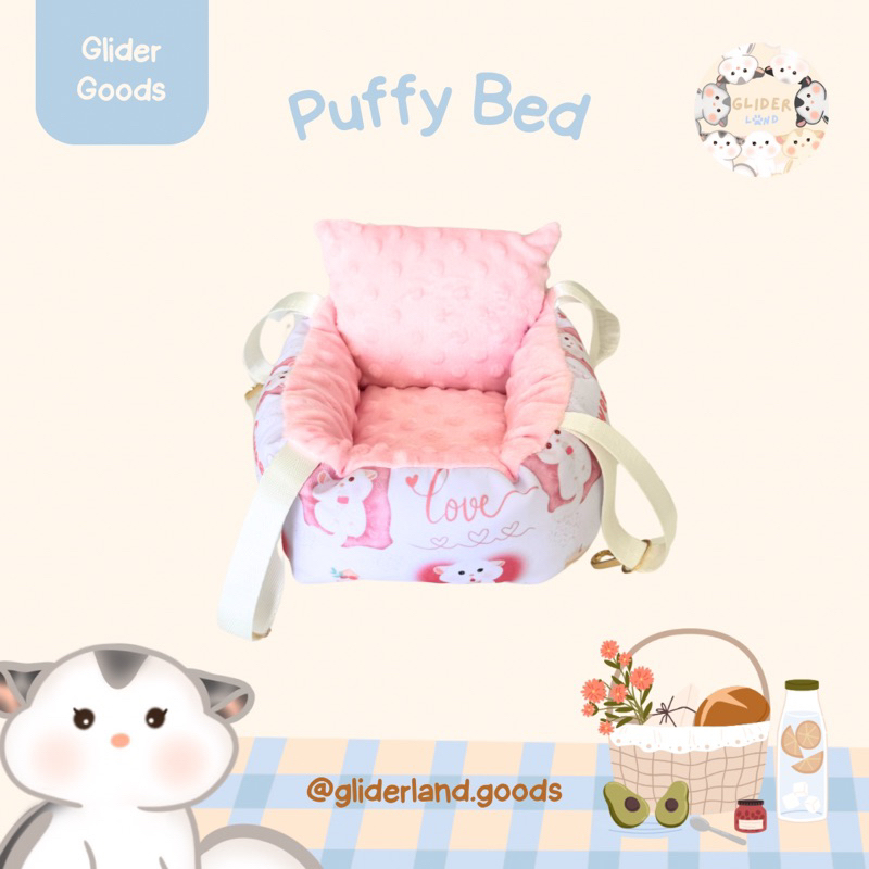Puffy Bed Sleeping Pouch SugarGlider Mattress Bed | Shopee Malaysia