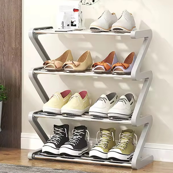Zigzag SHOE RACK 4 TIER SHOE SANDAL RACK ZIGZAG MODEL/ 3 TIER SHOE RACK ...