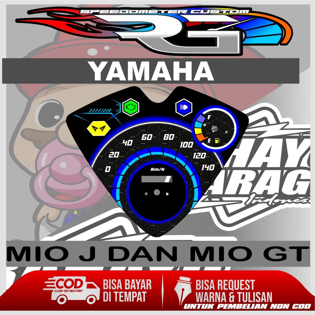 Mio J AND MIO GT CUSTOM SPEEDOMETER BOARD | Shopee Malaysia