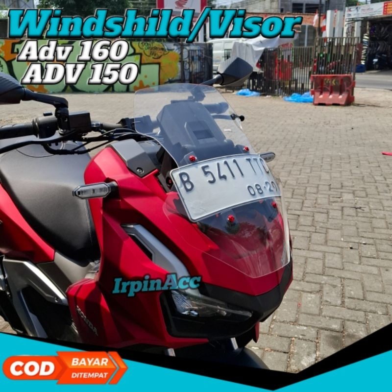 Honda ADV 150 Adv 160 Windshield Visor Standard model Ori Original ...