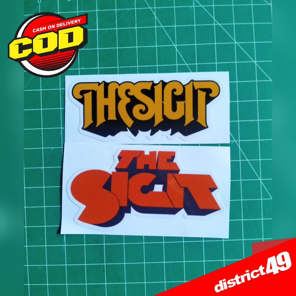 The SIGIT Sticker - Waterproof Glossy Laminate Print Cut Sticker - Car ...