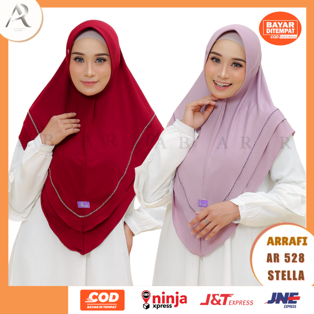 Instant Hijab Instant Hijab Bergo Arrafi Hijab Latest Contemporary AR ...