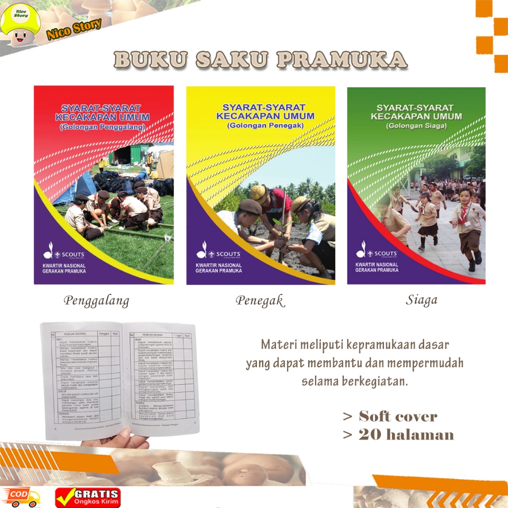 (NCS) Pocket Book Of Scout SKU For School Children Standby To Raise ...