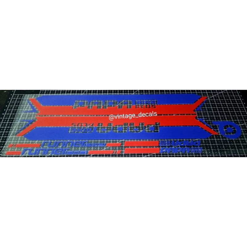 Ticker decals balance push BIKE PAPA BIKE PLUS flash runner storm pro ...