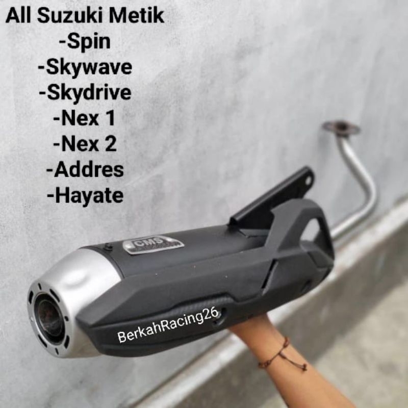 Pnp CMS SPIN NEX exhaust 1 NEX 2 SKYWAVE SKYDRIVE HAYAYE ADDRES suzuki ...