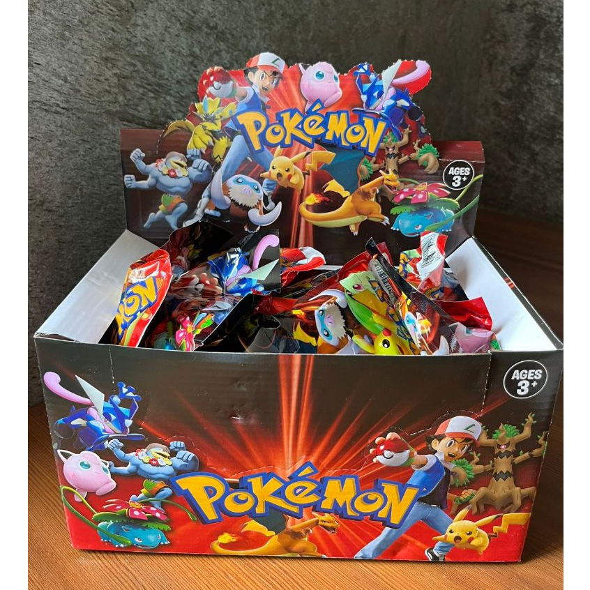 Pokemon Toy Figure Blind Box Pokeball Figurine 7cm+mystery Pokemon Card ...