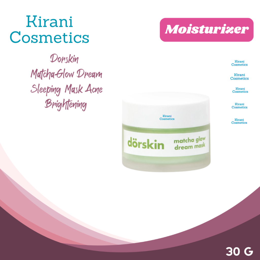 Ready] DORSKIN Matcha Glow Dream Sleeping Mask Acne Brightening | 30 gr ...