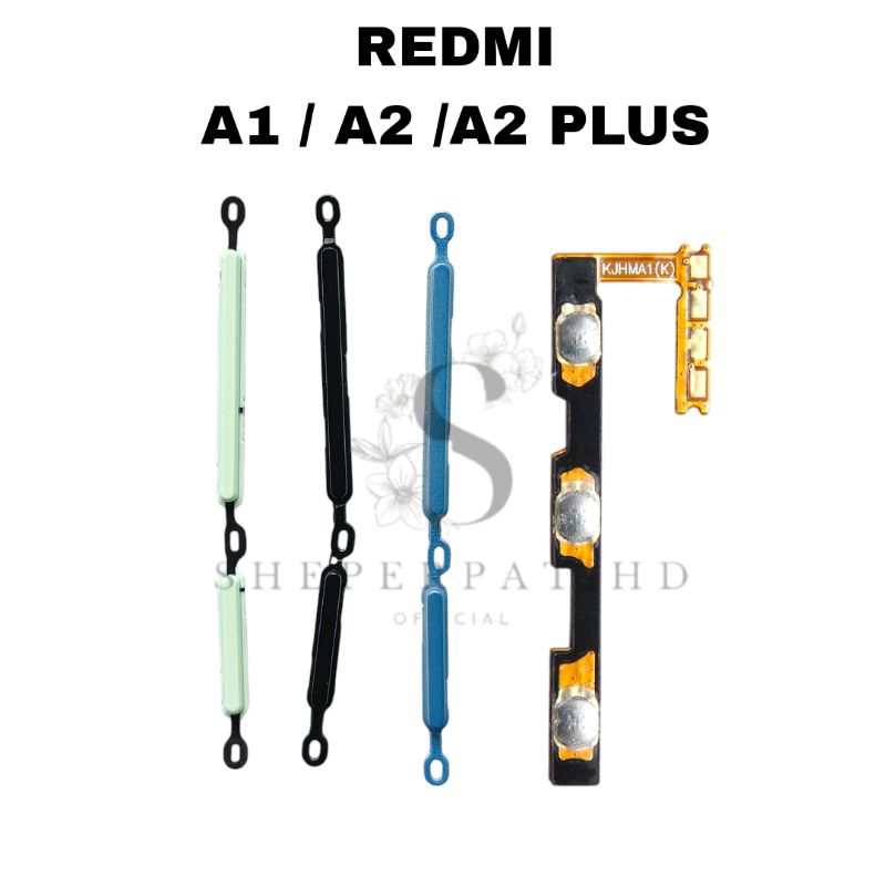 TOMBOL OUTER BUTTON + FLEXIBLE ON OF VOLUME REDMI A1 / A2 /A2 PLUS 1SET ...