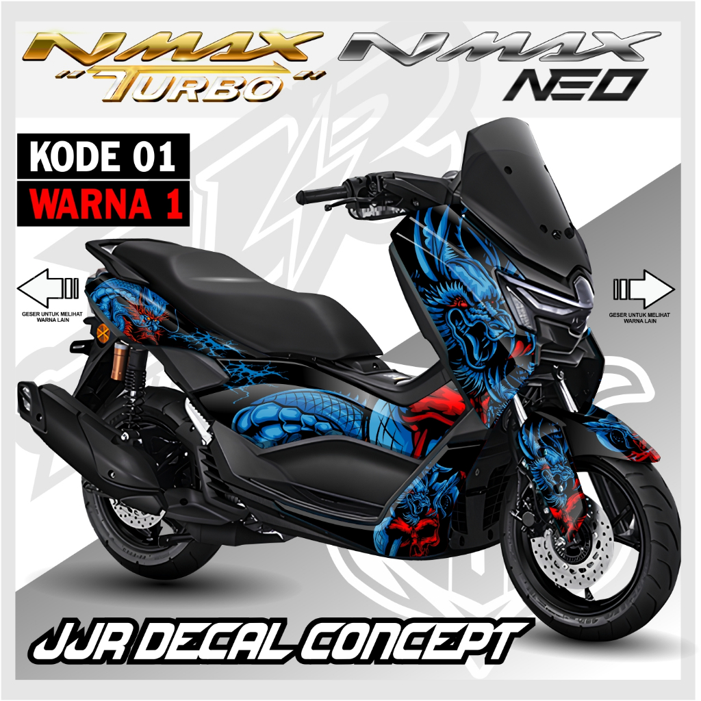 DECAL STICKER YAMAHA NMAX NEO NMAX TURBO 2025 NMAX NEO S FULL BODY 01 ...