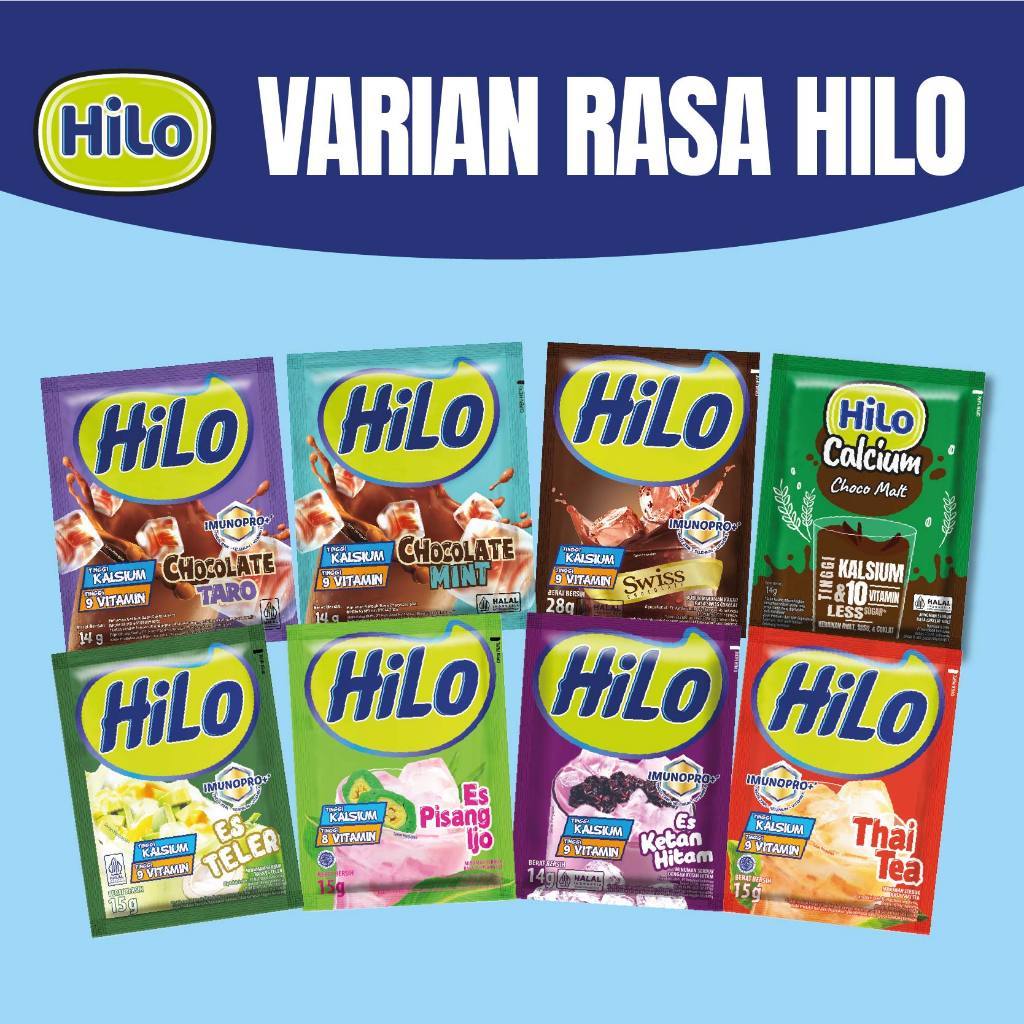Hilo Dessert 10 Sachets/1 Dozen) - Calcium Source Drink - Choose Flavor ...
