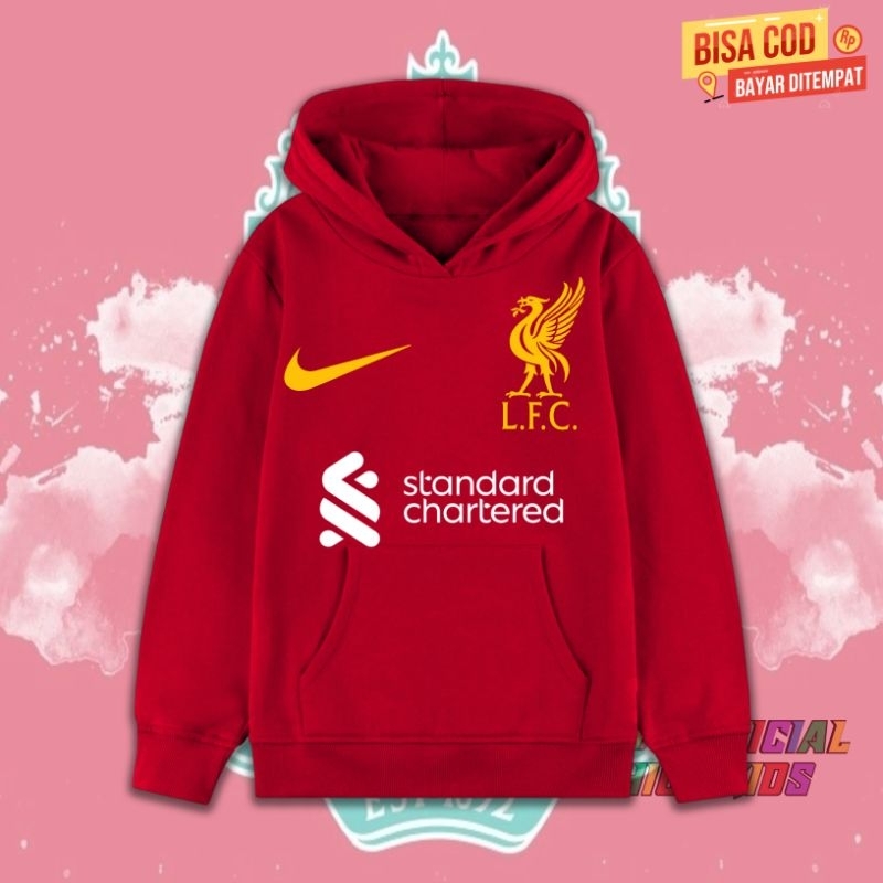 Liverpool FC CHILDREN'S JACKET HOODIE FREE NAME / LIVERPOOL FOOTBALL ...