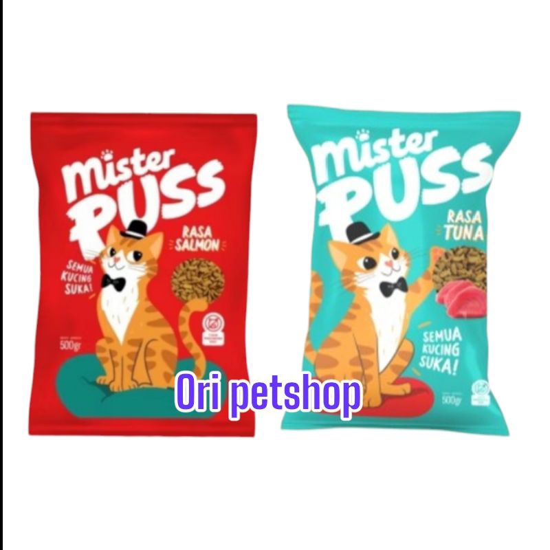 Mister puss Expedition 8 kg bags of tuna and salmon flavors | Shopee ...