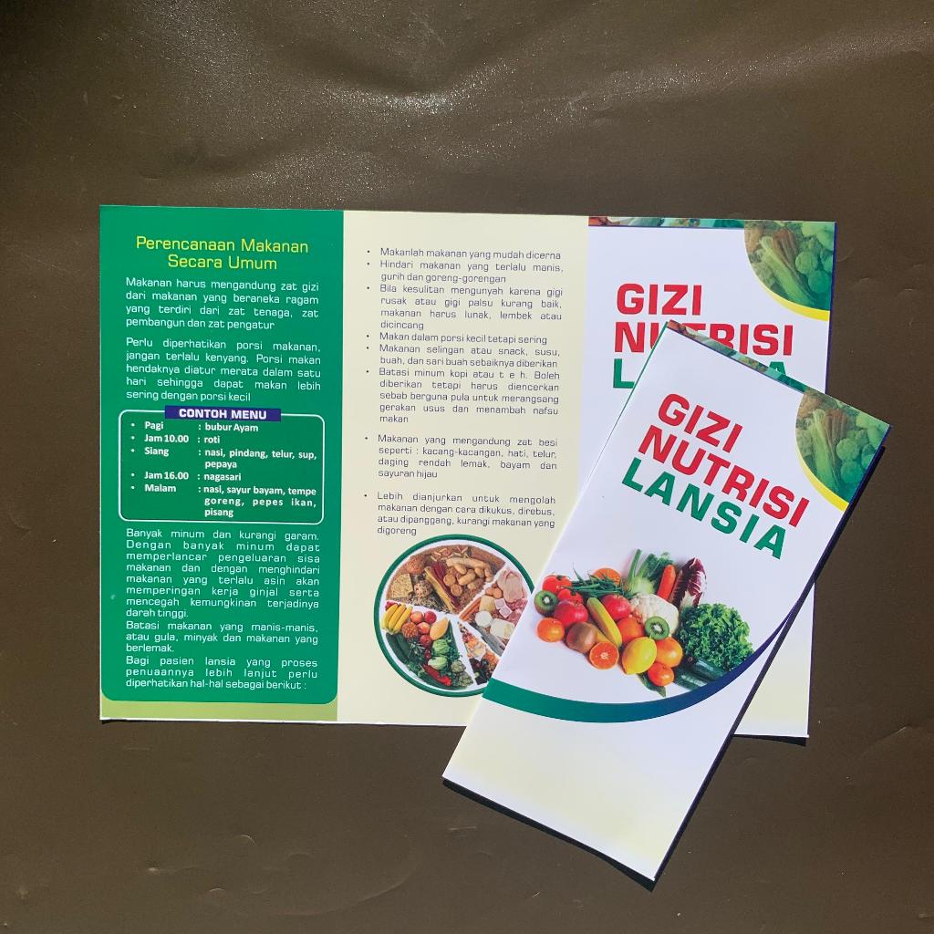 Health Brochure | Nutritional Leaflet for the Elderly | Educational Media Functions of ...