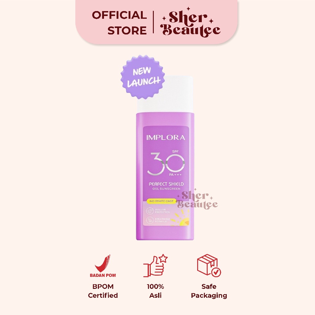 Implora Perfect Shield Gel Sunscreen SPF 30 PA ++ 50ml | Shopee Malaysia