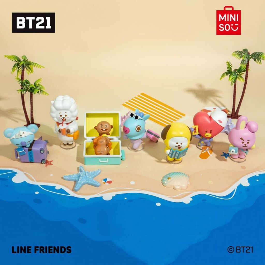 MINISO TOY - Miniso x BT21 Collection Blind Box Travel Diary Series Surprise Box Surprise Box ...