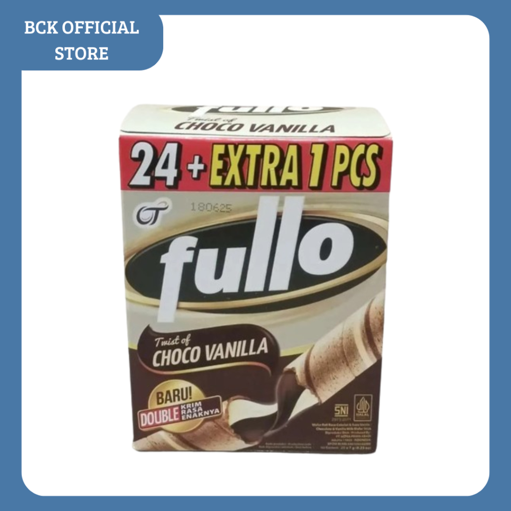 Fullo Stick Wafer Choco Vanilla Flavor 24x7gr (Box) | Shopee Malaysia