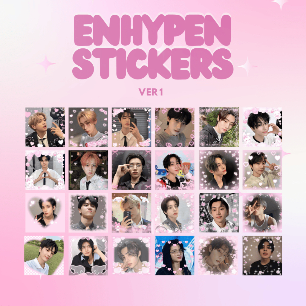 [90 PCS] ENHYPEN JAY JAKE SUNGHOON NI-KI JUNGWON SUNOO HEESUNG LOVE ...