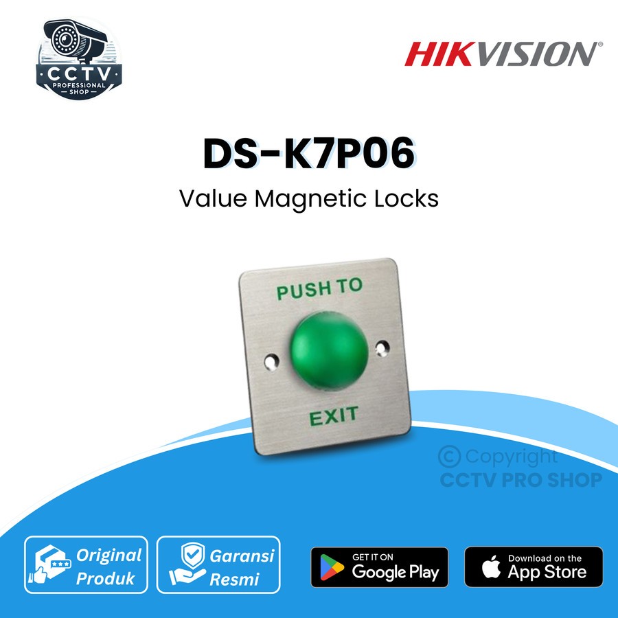 Hikvision Push Button DS-K7P06 Exit & Emergency Button | Shopee Malaysia